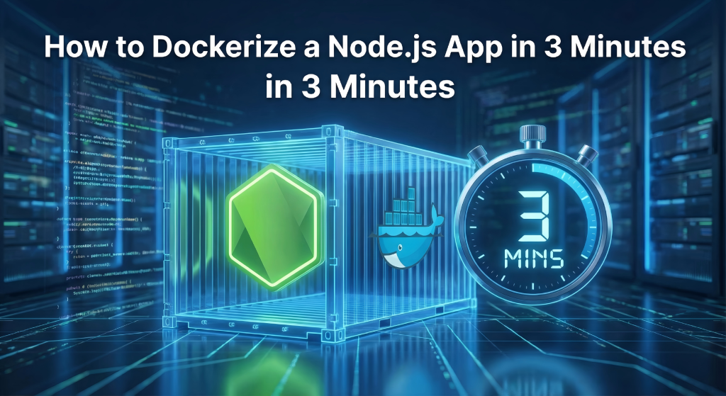 How to Dockerize a Node.js App in 3 Minutes - 酔解心语
